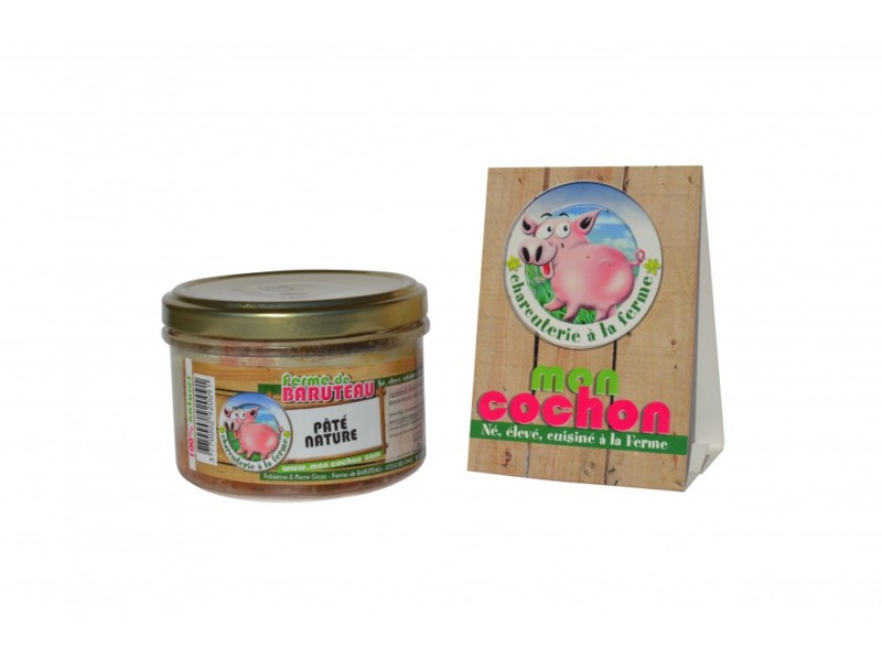 Pâté nature 200g - Mon Cochon